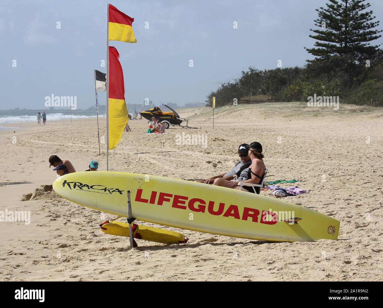 Popular beaches on the Sunshine Coast in Queensland are patrolled by ...