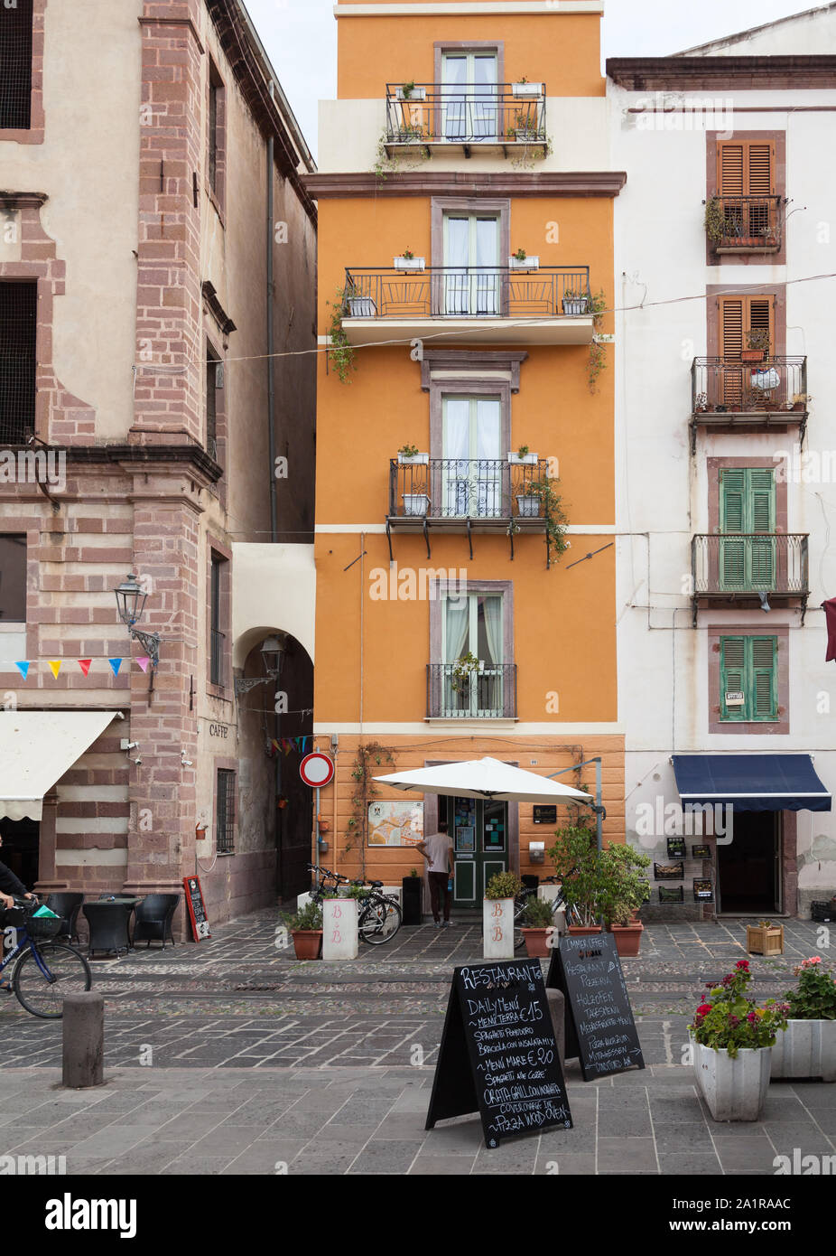 Bosa street architecture hi-res stock photography and images - Alamy