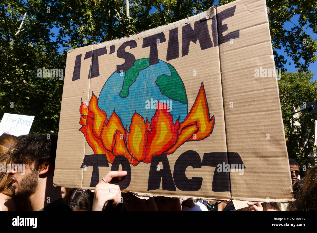 Fridays for future (FFF). Rome third global climate change strike for ...