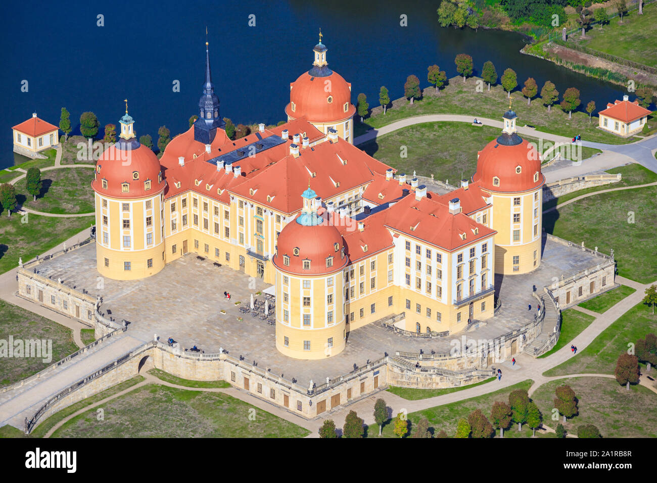 Moritzburg castle aerial hi-res stock photography and images - Alamy