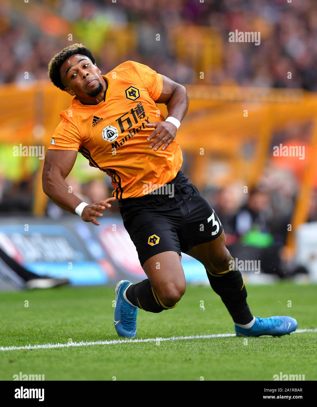 Wolverhampton Wanderers' Adama Traore during the Premier League match ...