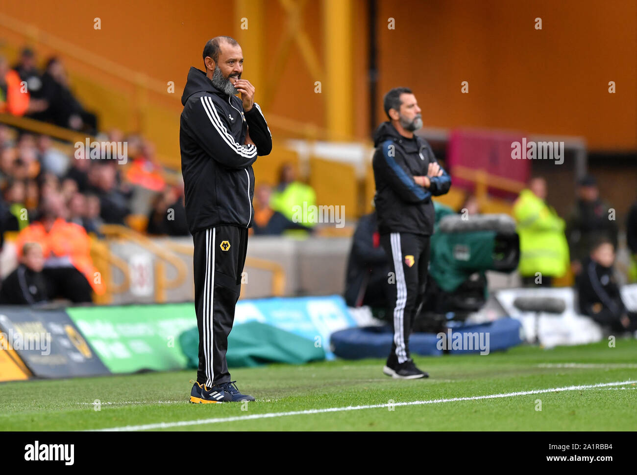 Wolverhampton Wanderers manager Nuno Espirito Santo during the Premier ...