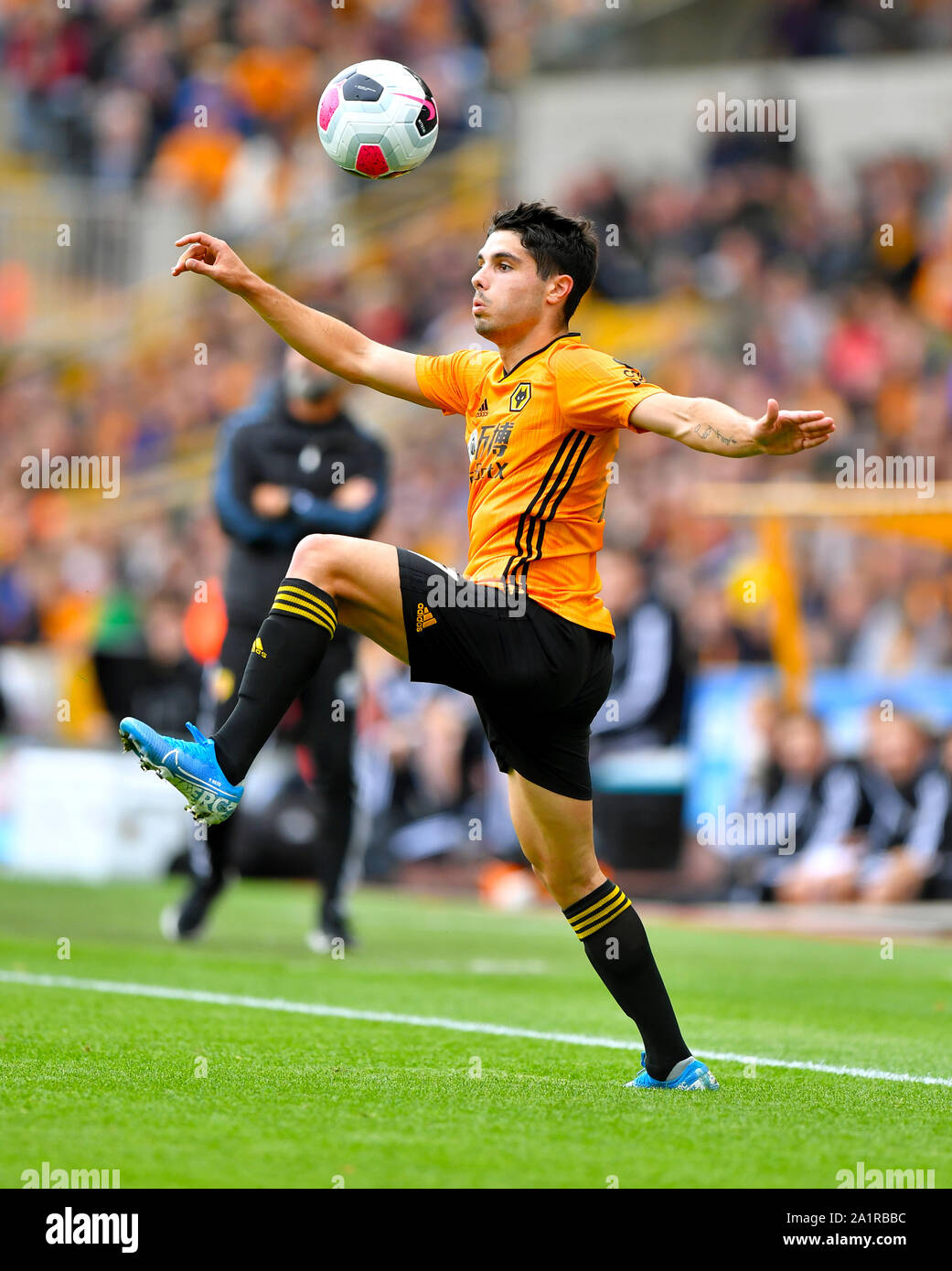 Wolverhampton Wanderers' Pedro Neto during the Premier League match at ...