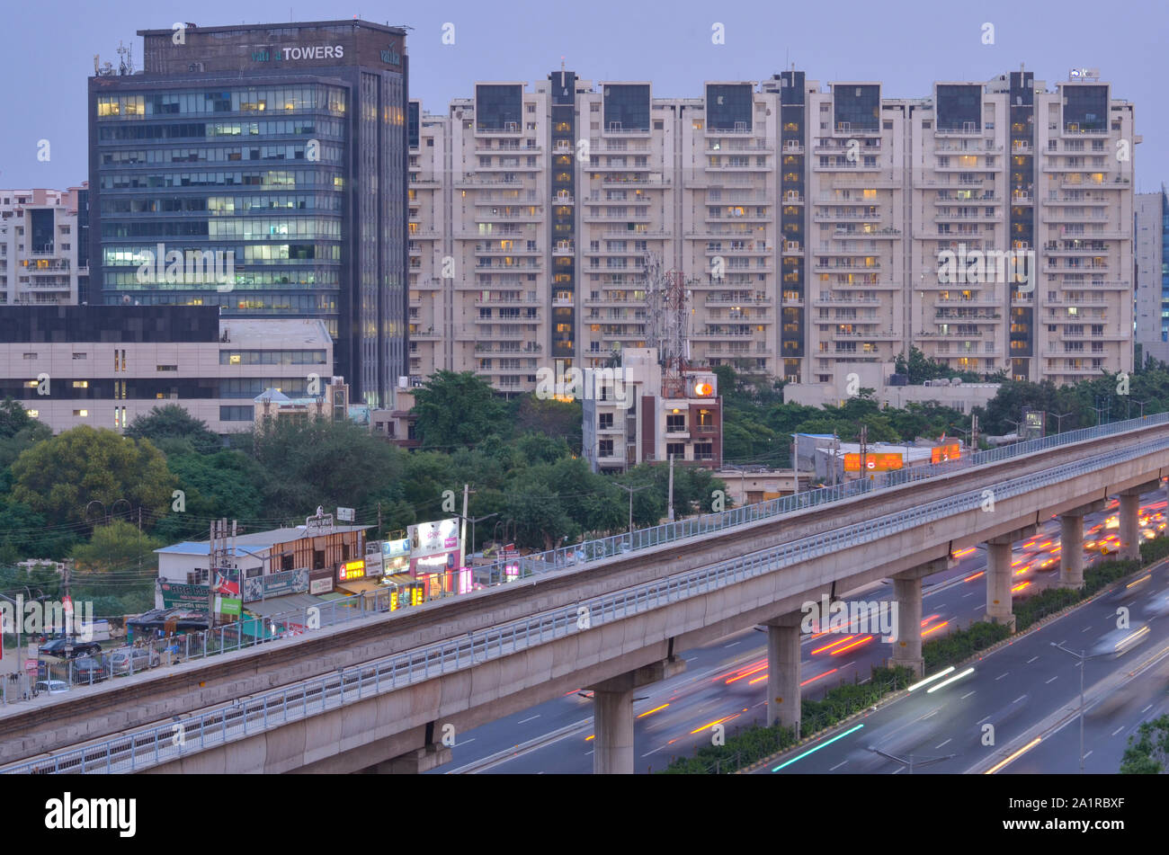 Gurgaon India Skyline High Resolution Stock Photography and Images - Alamy