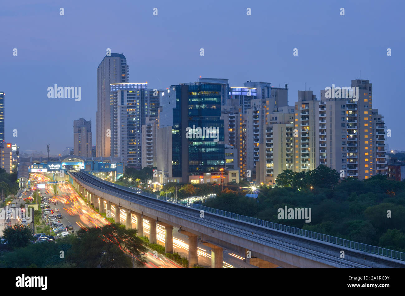 Gurgaon India Skyline High Resolution Stock Photography and Images - Alamy