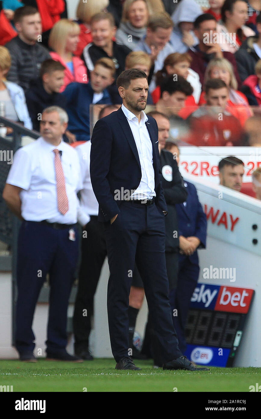 Middlesborough, UK. 28th Sep, 2019. Middlesbrough Head Coach Jonathan ...