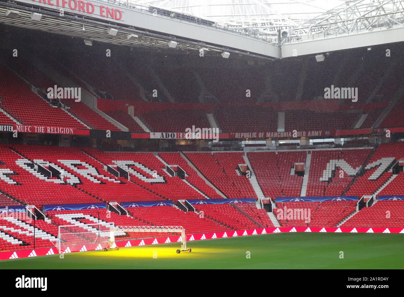 Old trafford rain hi-res stock photography and images - Alamy