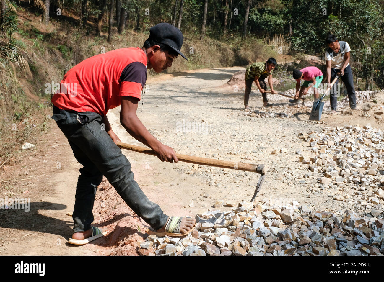 Meghalaya roads hi-res stock photography and images - Alamy