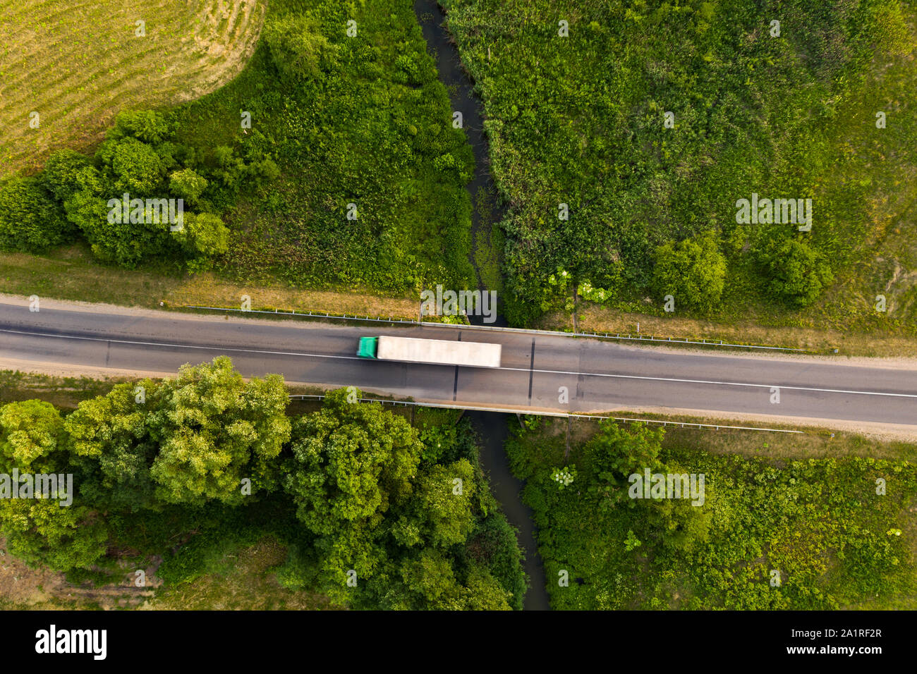 Top down flying above route hi-res stock photography and images - Alamy