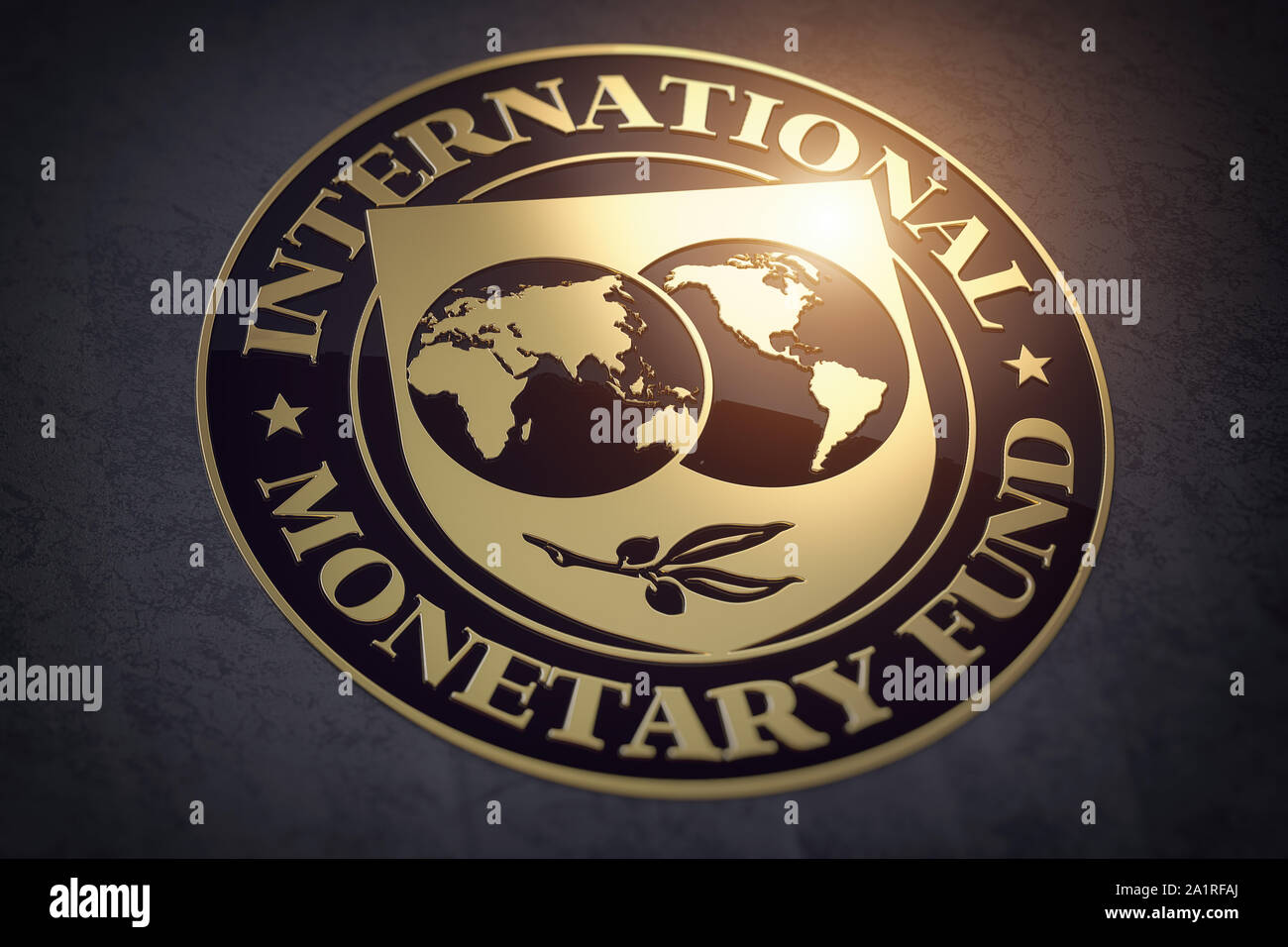 IMF International Monetary Fund symbol or sign. 3d illustration Stock ...
