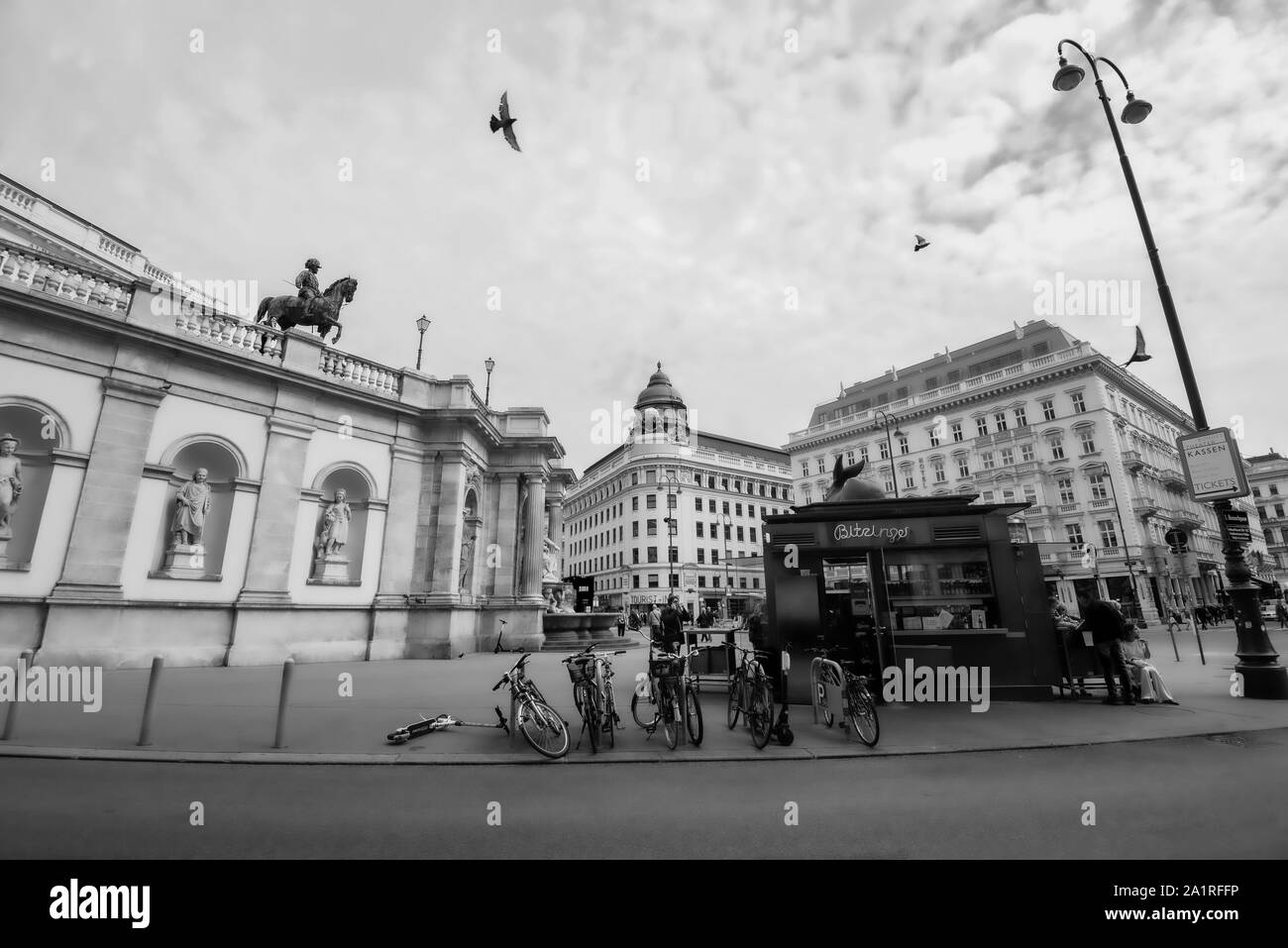 Newspaper flying Black and White Stock Photos & Images - Alamy