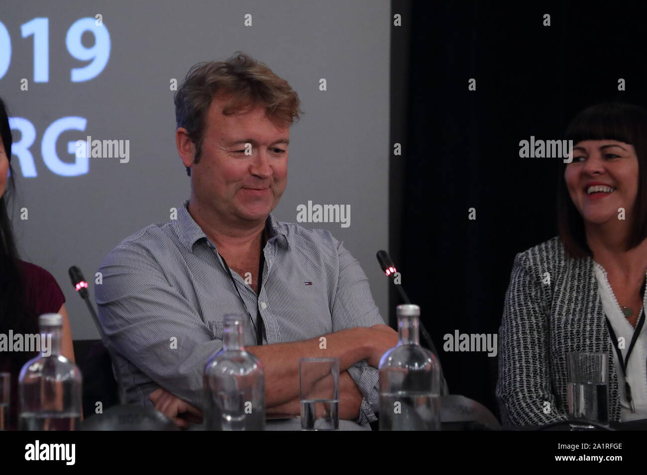 London, UK. 28th Sep, 2019. Authors of thrillers gathered at this year ...