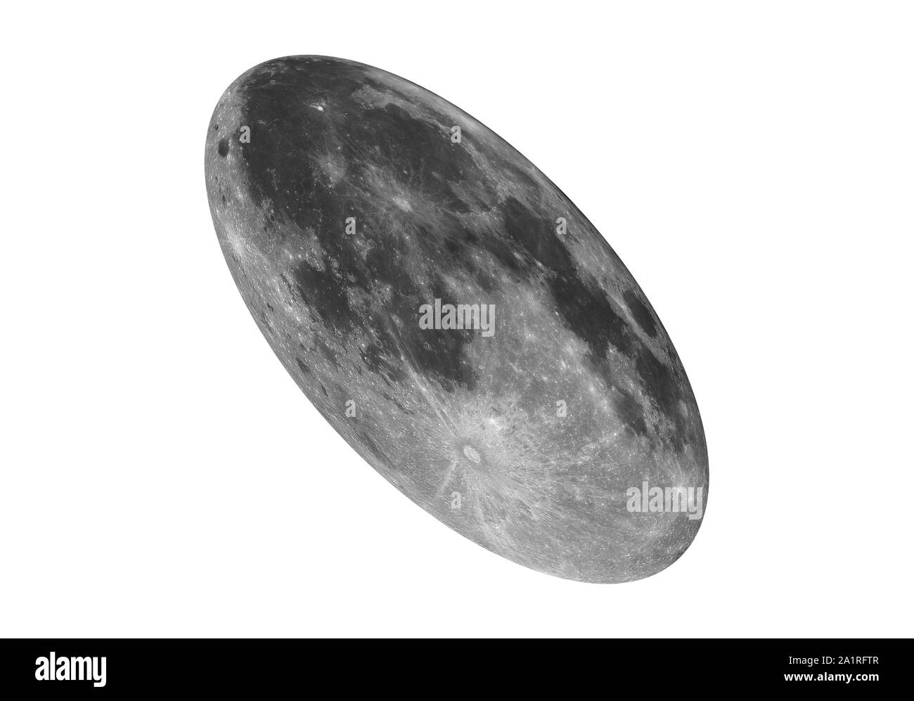 Full moon in detail Cut Out Stock Images & Pictures - Alamy