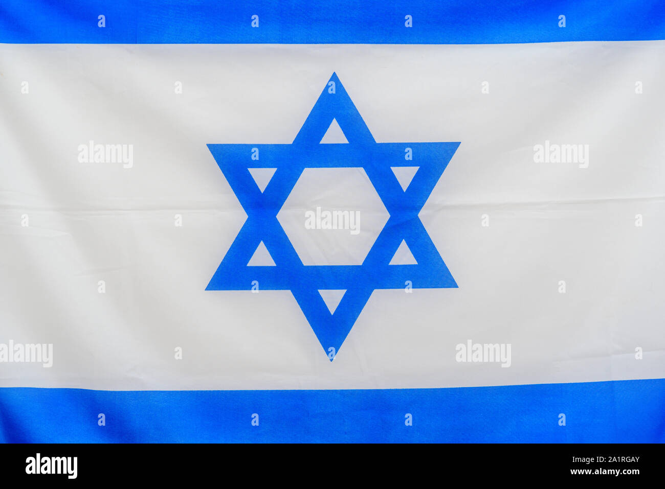 Israel flag background. Blue and white flag of Israel Stock Photo - Alamy