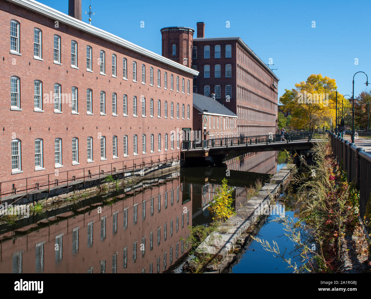 The Former Booth Cotton Mills in Lowell, MA USA Which is Part of the US ...