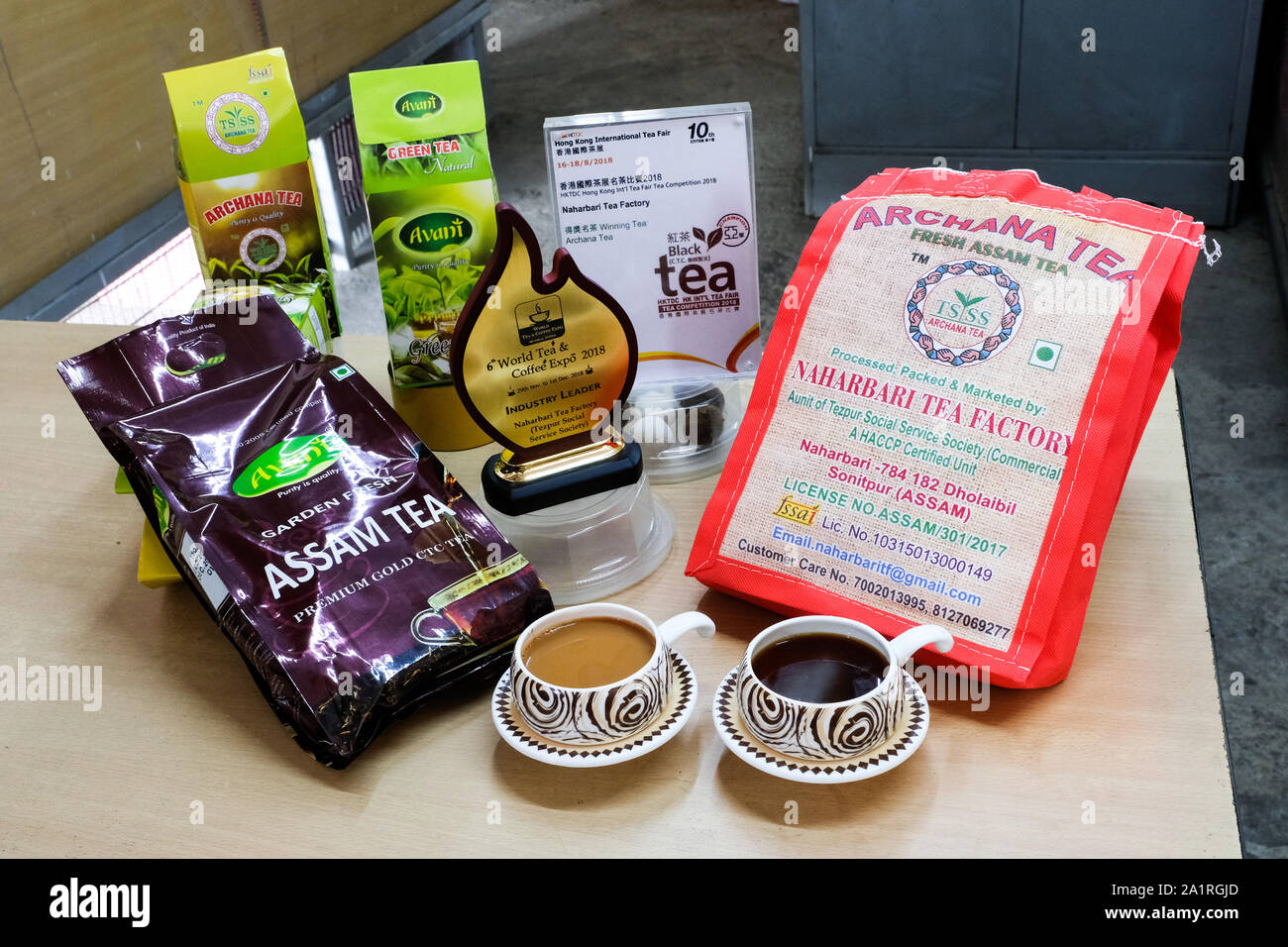 Tea varieties of the Naharbari Tea Factory of the Diocese of Tezpur in ...