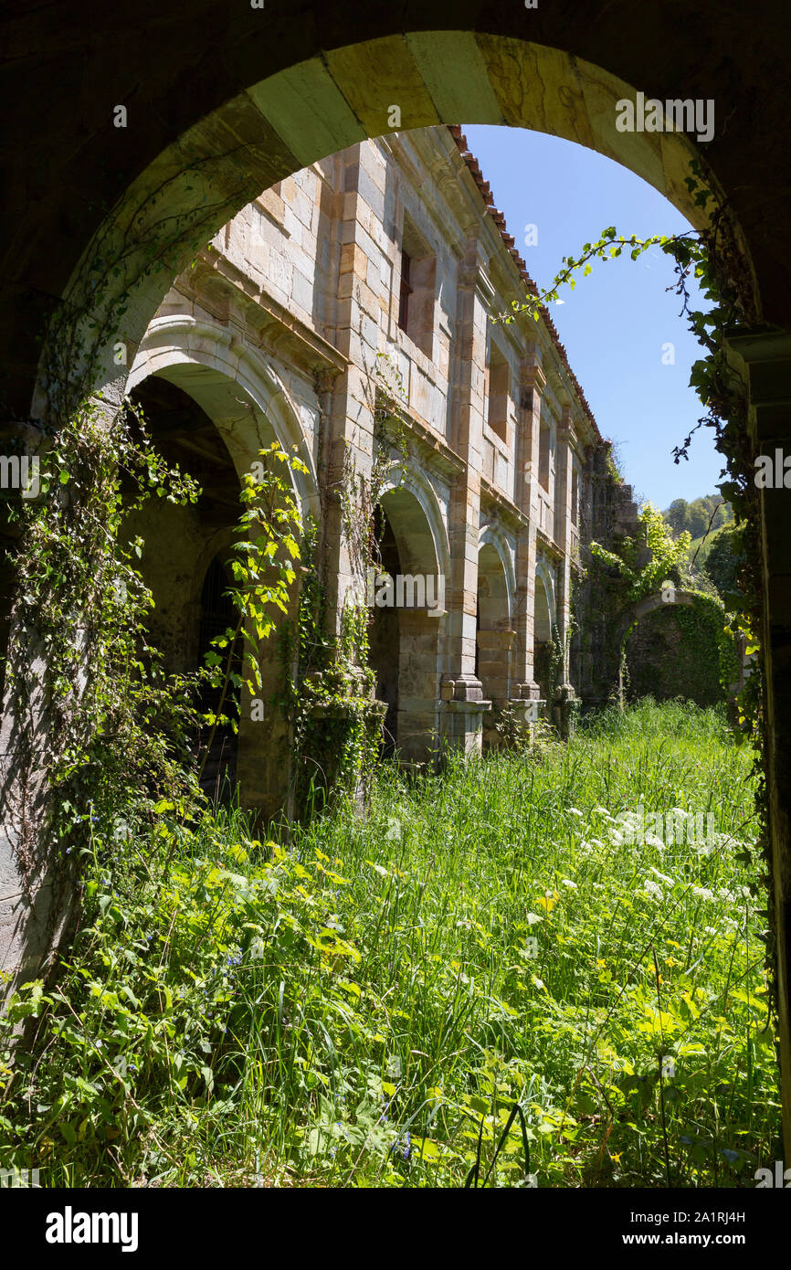 Monastery of santa maria la real de obona hi-res stock photography and ...