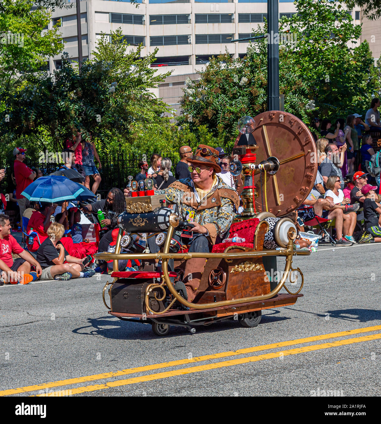 ATLANTA, GEORGIA - August 31, 2019: The annual DragonCon parade ...
