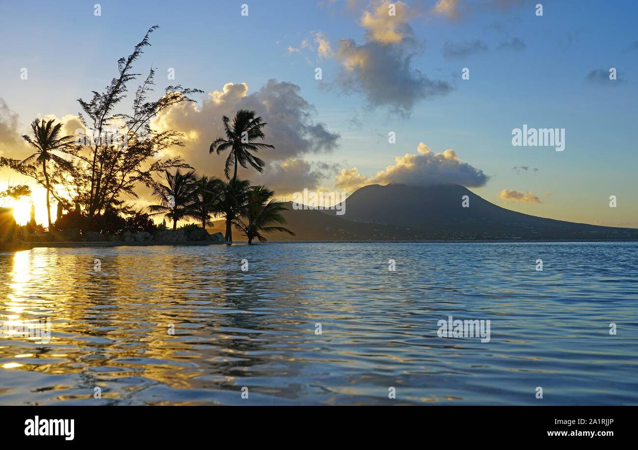 Mount nevis volcano hi-res stock photography and images - Alamy