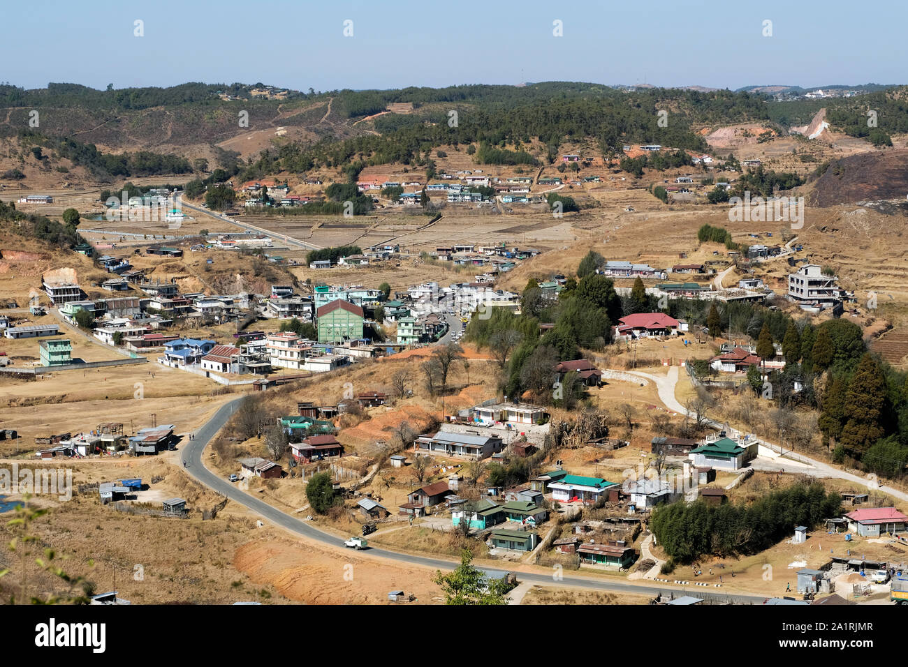rural city in the state of Meghalaya, Northeast India Stock Photo - Alamy