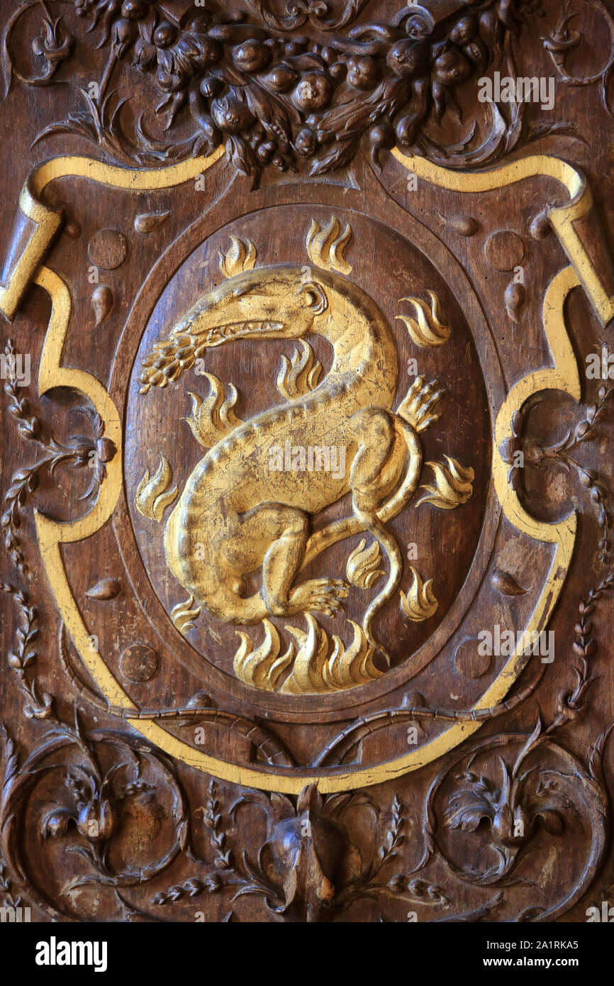 Salamander of francis i hi-res stock photography and images - Alamy