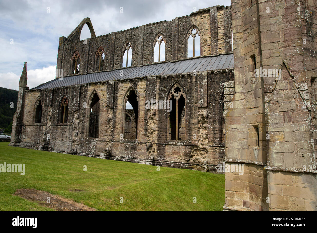 Tintern Abbey, Tintern, Monmouthshire, Wales, United Kingdom Stock ...