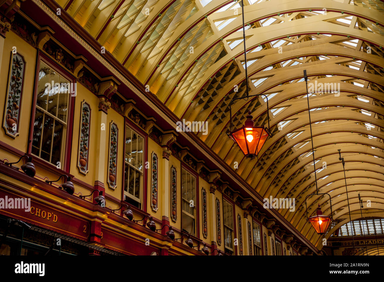 East Arcade of Leadenhall Market in the city of London Stock Photo - Alamy