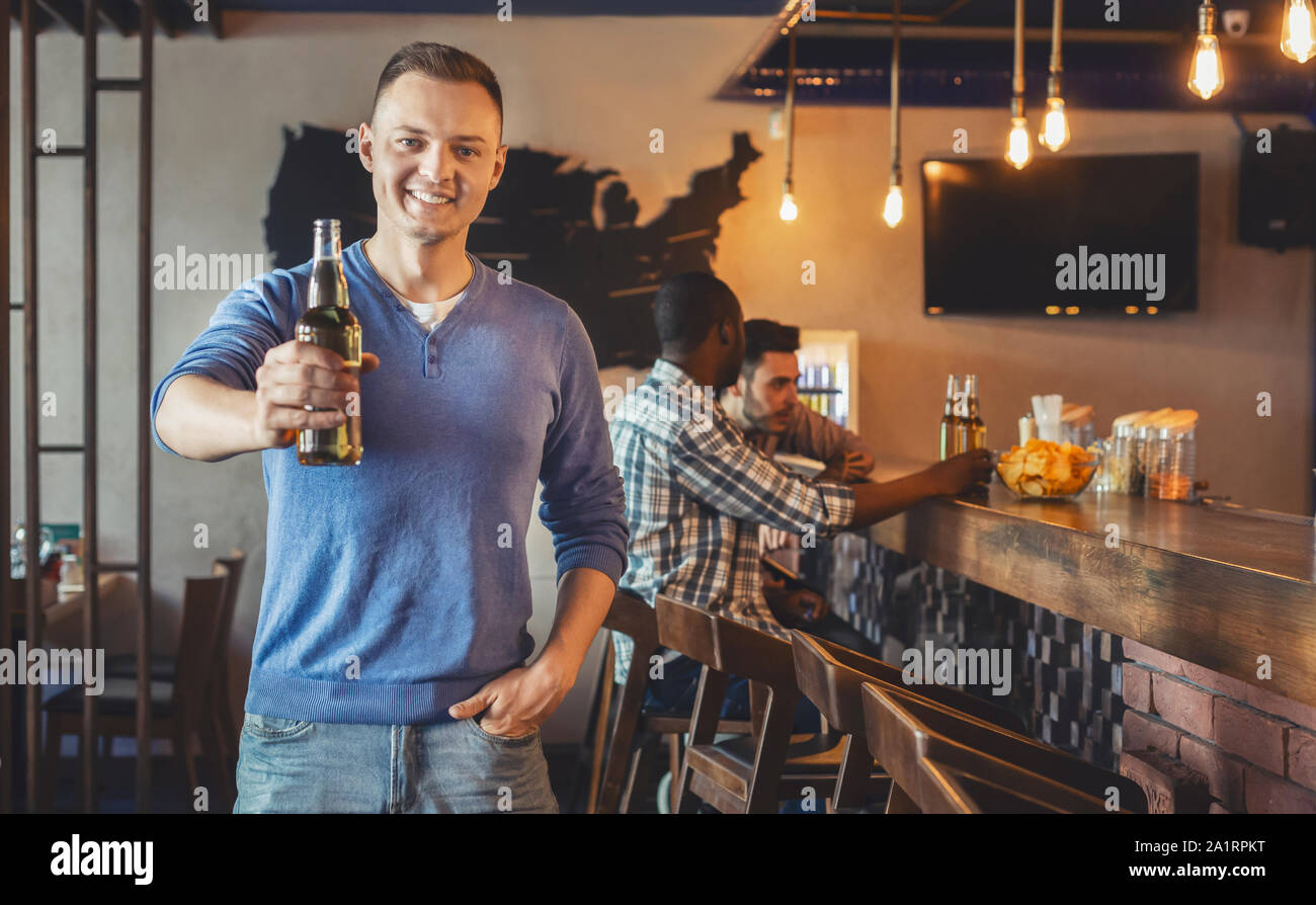 Raising beer glass hi-res stock photography and images - Alamy