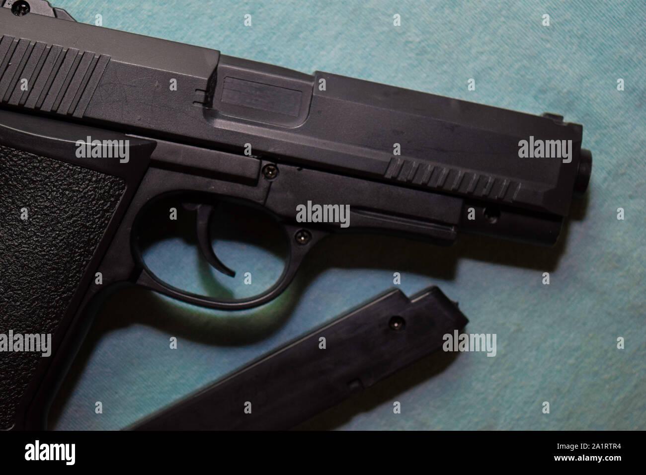 Gun pistol side view hi-res stock photography and images - Alamy