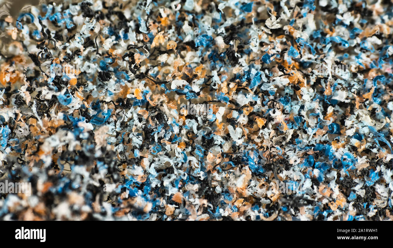 Plastic gets into sea, gradually destroyed by waves and sun. Plastic ...