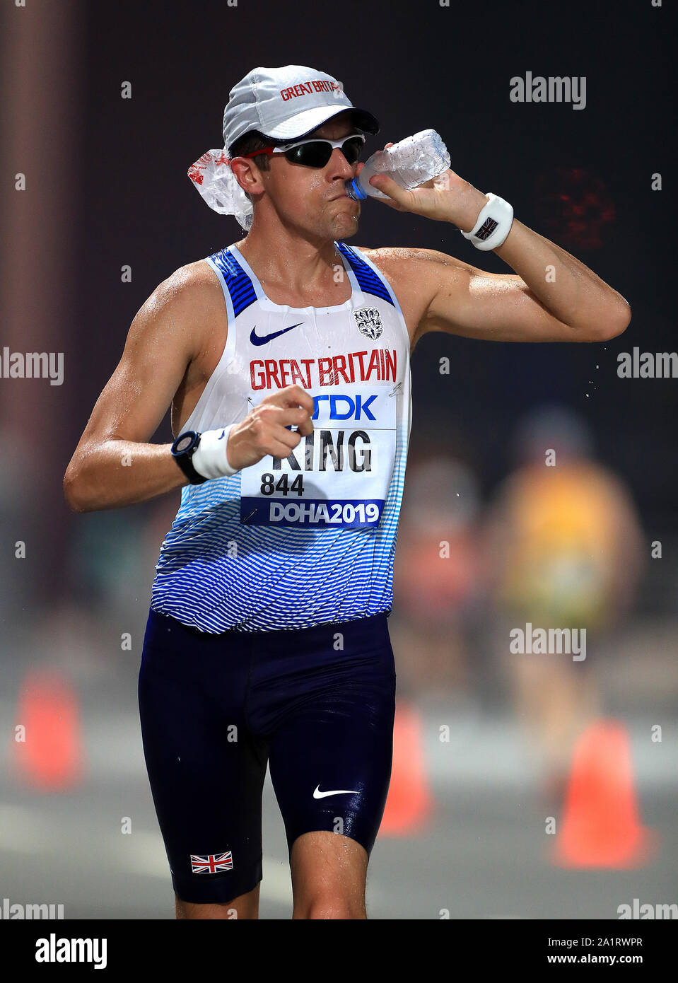 Great Britain's Dominic King competes in the Men's 50K walk during day ...