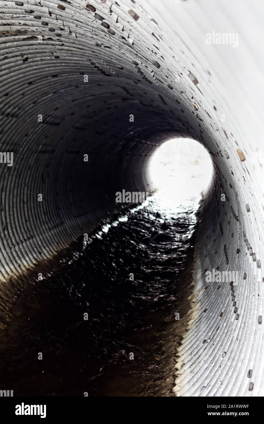 Concrete culvert under road hi-res stock photography and images - Alamy
