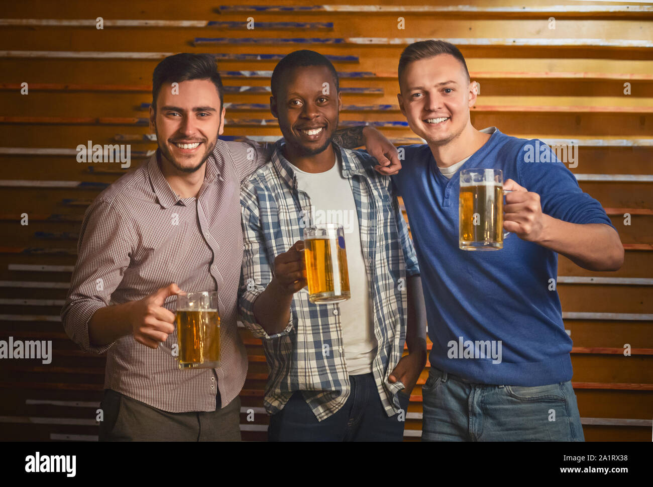 Guys Standing Around Drinking Beer