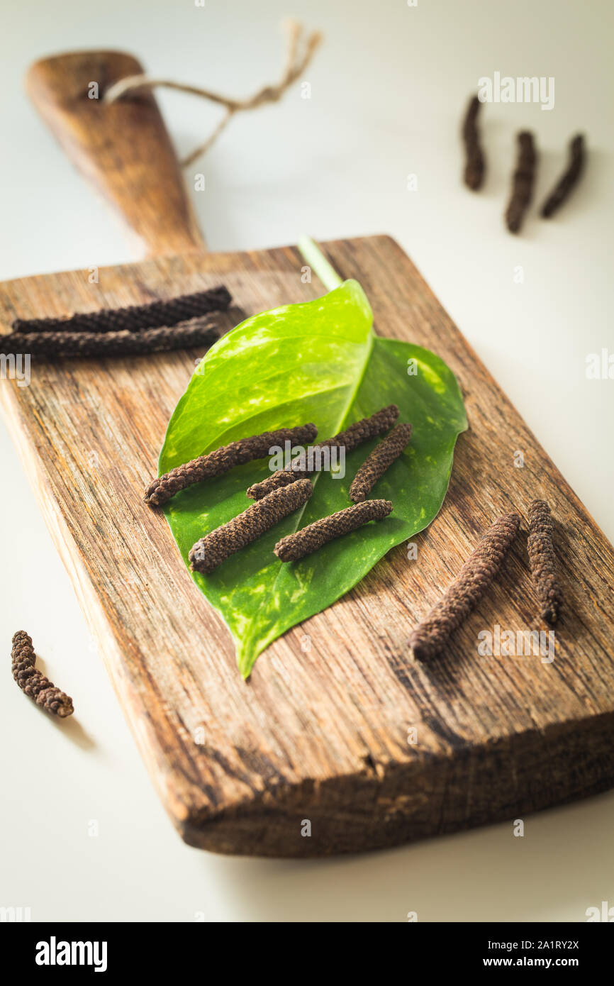 Black Chili. Natural Balinese Spices Stock Photo - Alamy