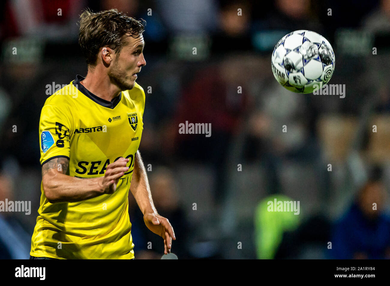 VENLO, Netherlands. 28th Sep, 2019. football, stadium De Koel, Dutch ...