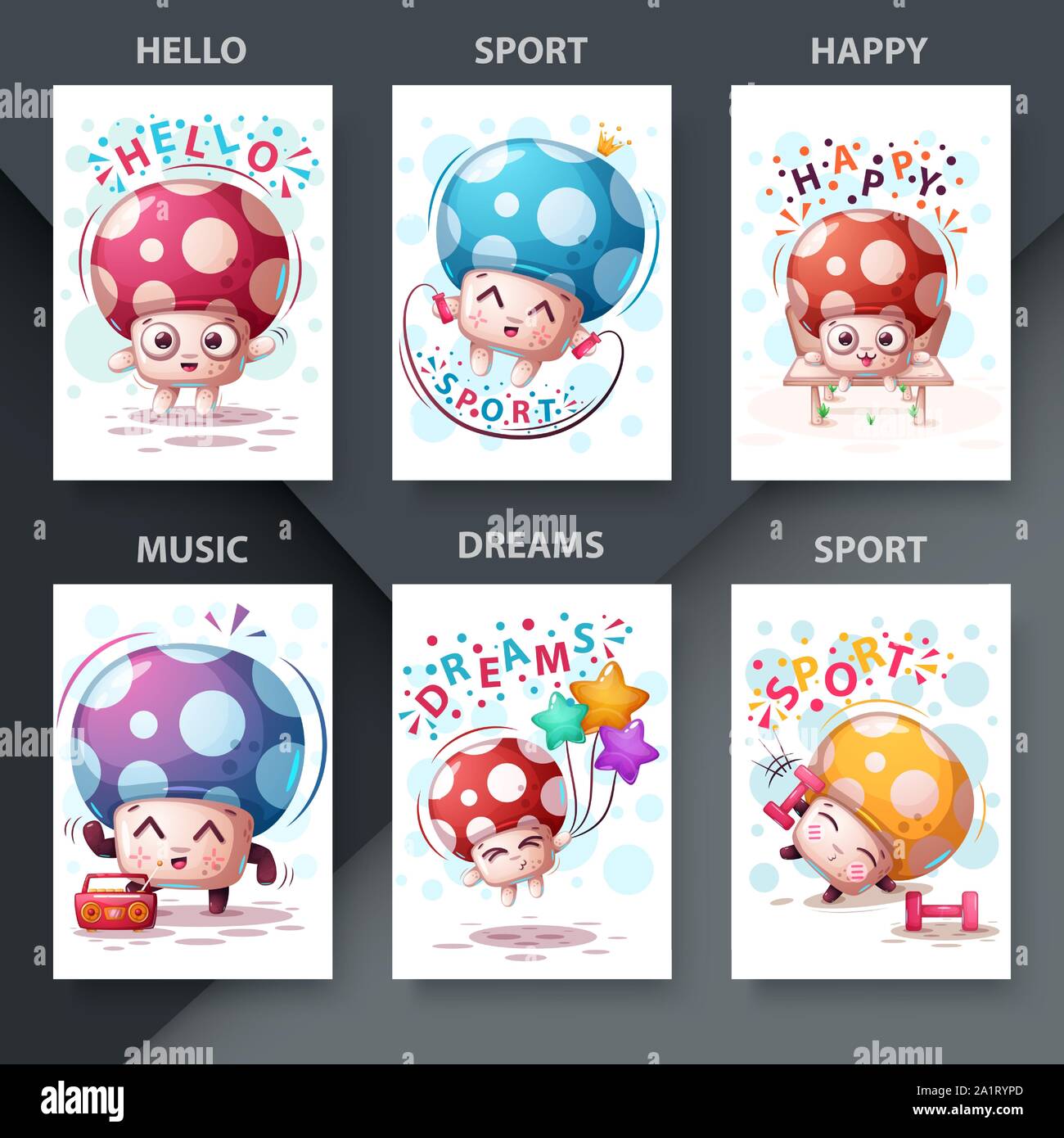 Radio music set cartoon Stock Vector Images - Alamy