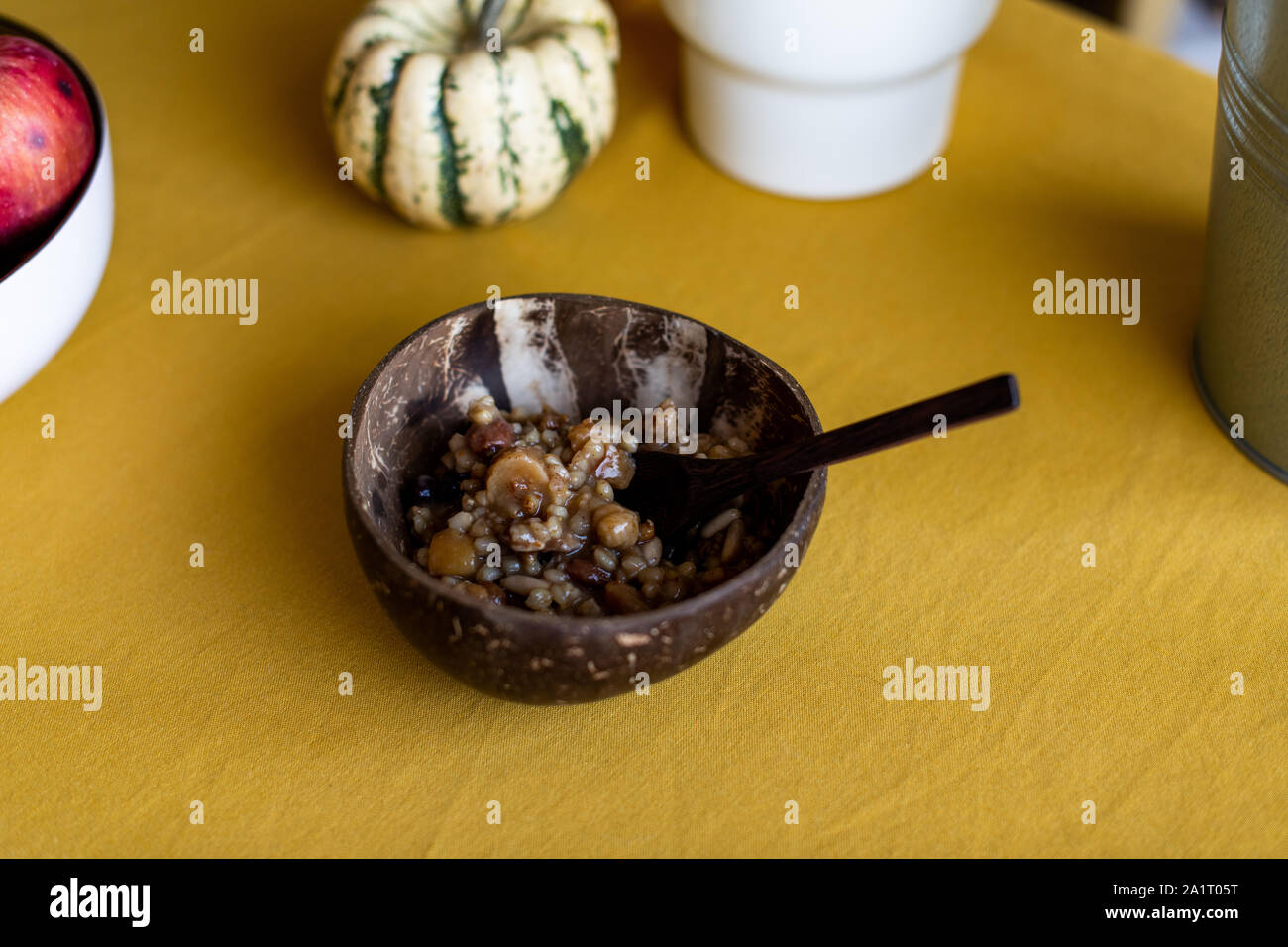 Traditional Turkish Dessert Asure, Ashura or also known as Noah Pudding ...