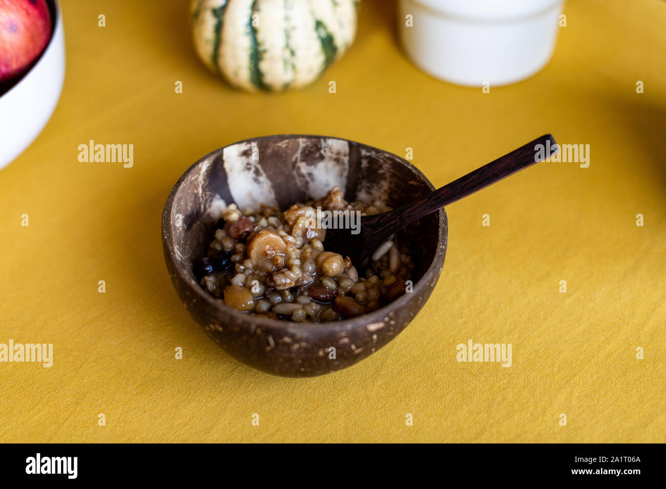 Traditional Turkish Dessert Asure, Ashura or also known as Noah Pudding ...
