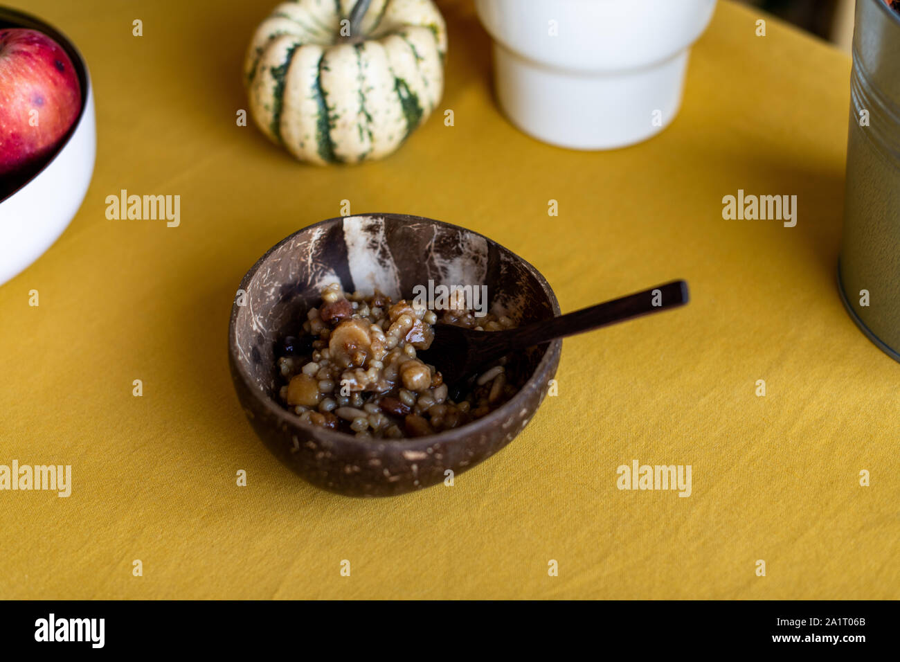 Traditional Turkish Dessert Asure, Ashura or also known as Noah Pudding ...
