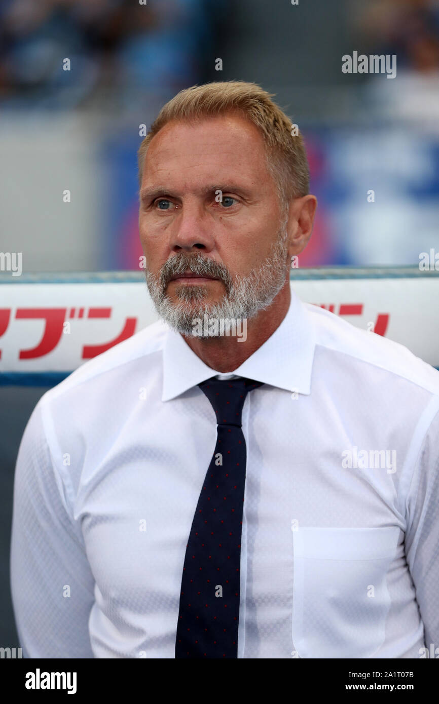 Kanagawa, Japan. 28th Sep, 2019. Thorsten Fink (Vissel) Football/Soccer ...