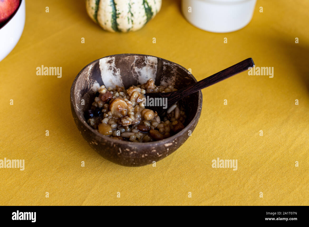 Traditional Turkish Dessert Asure, Ashura or also known as Noah Pudding ...