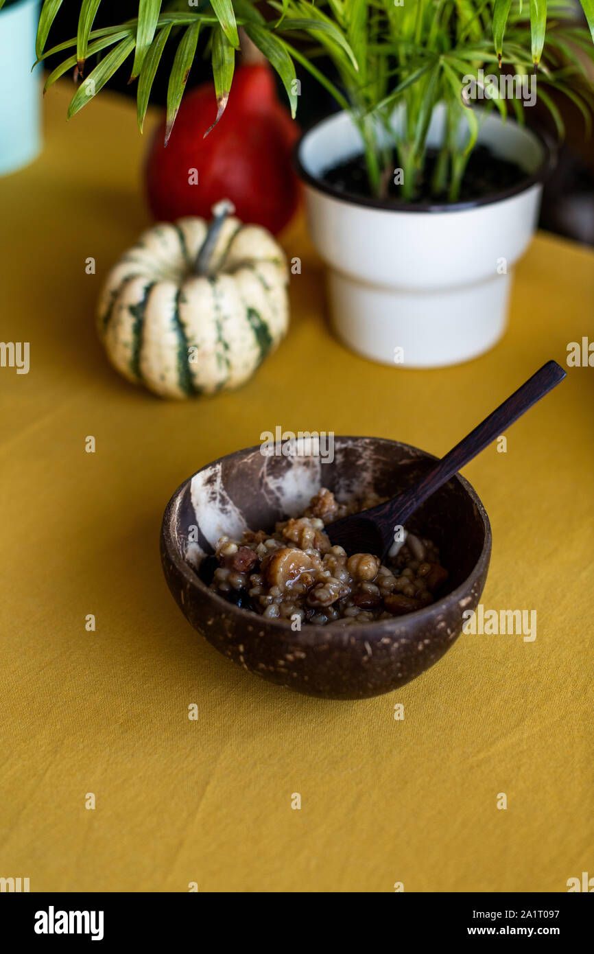 Traditional Turkish Dessert Asure, Ashura or also known as Noah Pudding ...