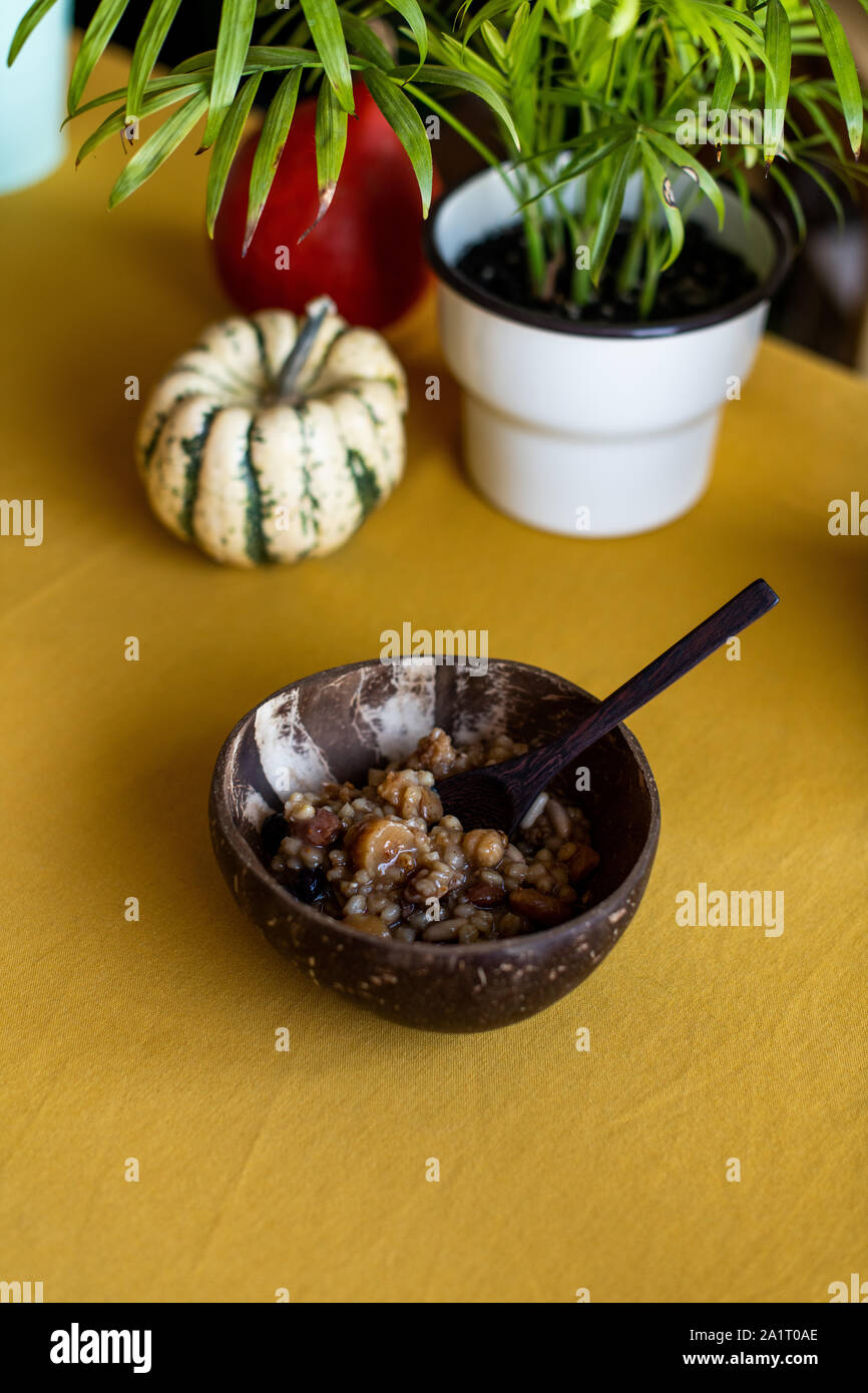 Traditional Turkish Dessert Asure, Ashura or also known as Noah Pudding ...