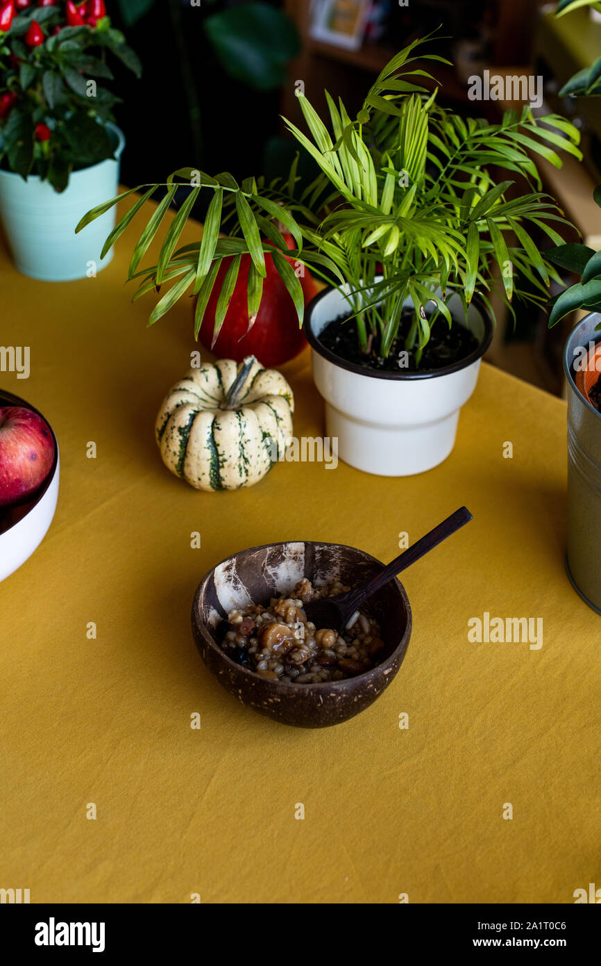 Traditional Turkish Dessert Asure, Ashura or also known as Noah Pudding ...