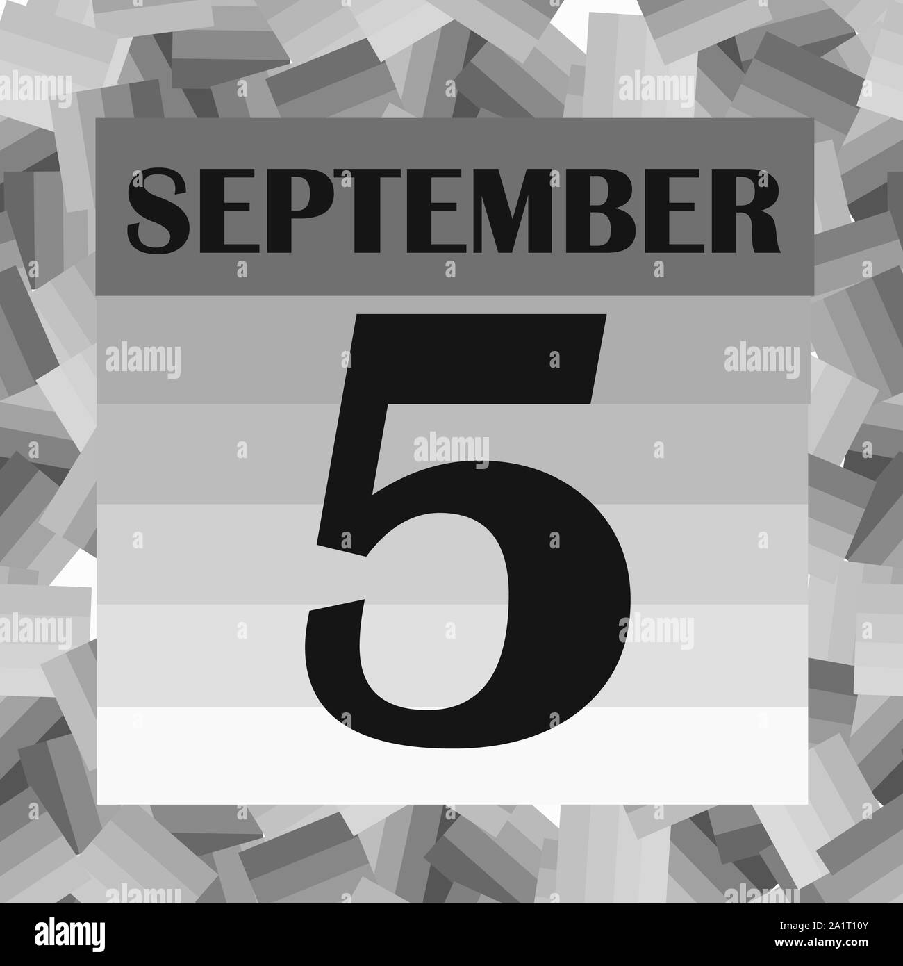 September 5 icon. For planning important day. Banner for holidays and ...