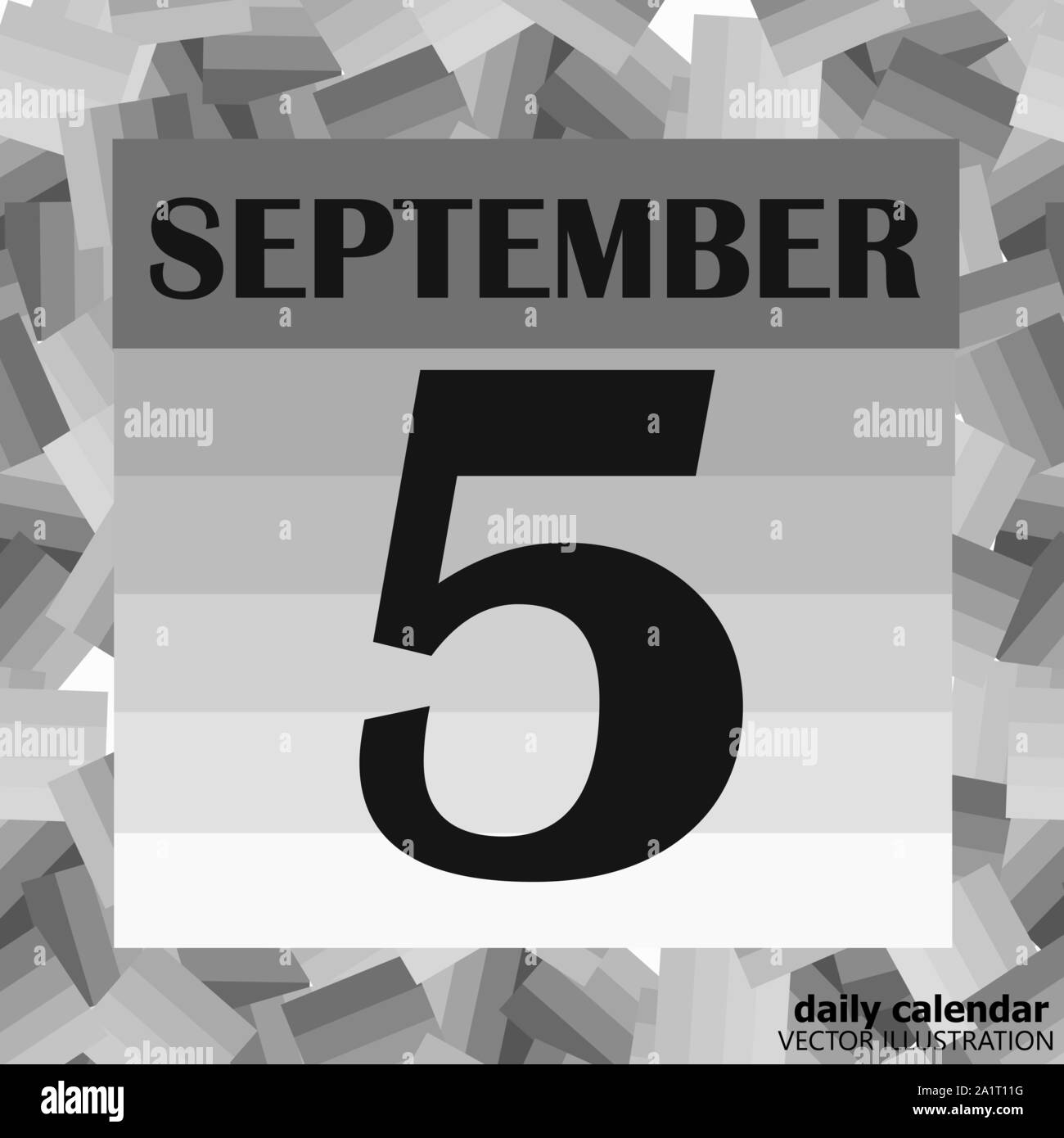 September 5 icon. For planning important day. Banner for holidays and ...