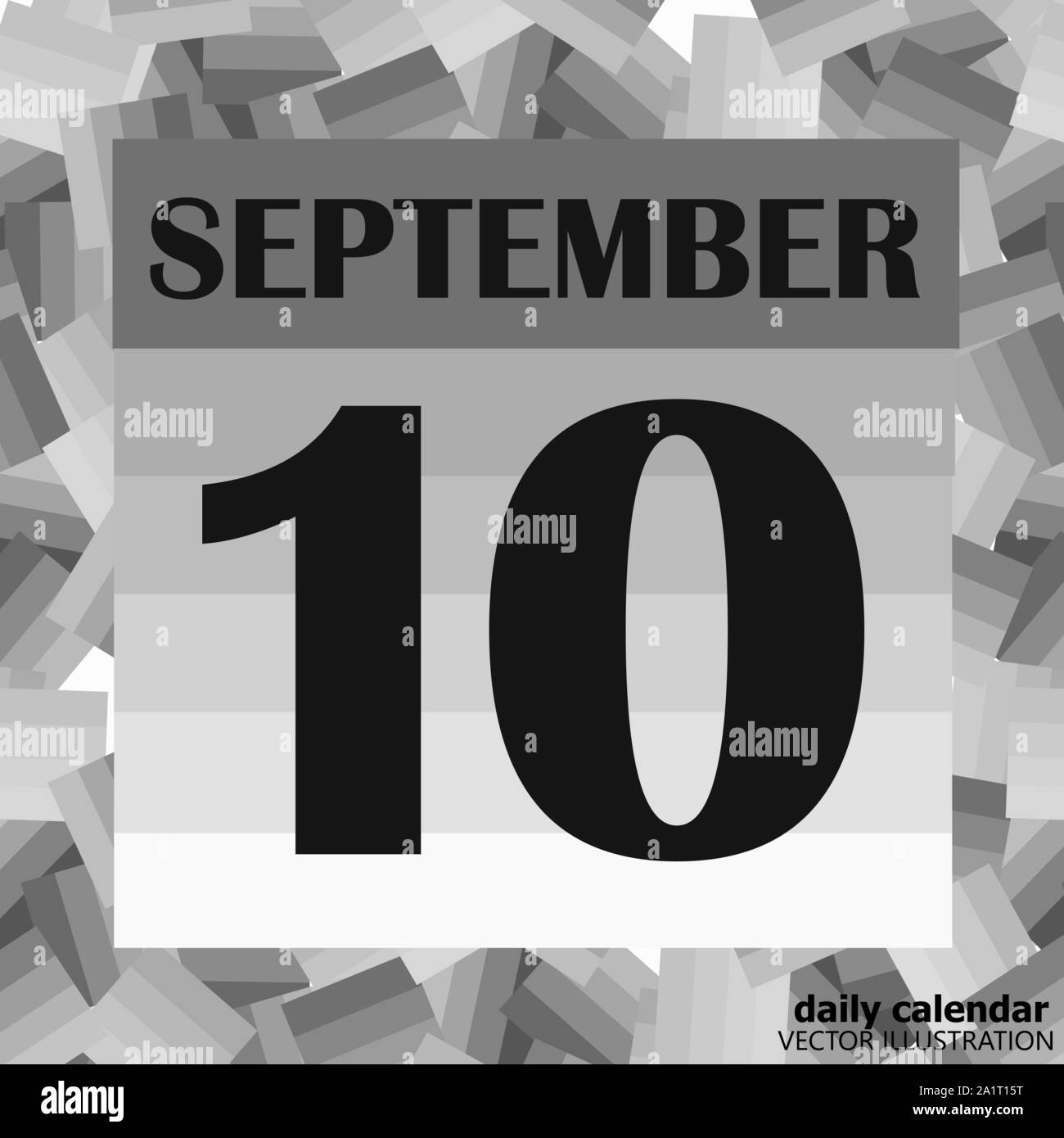 September 10 icon. For planning important day. Banner for holidays and ...