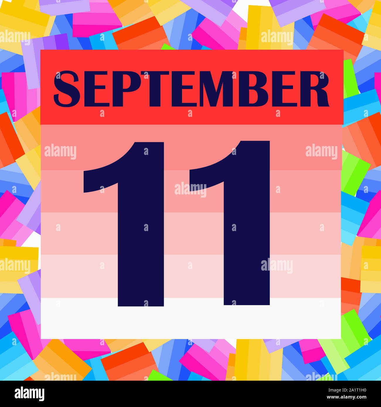 September 11 icon. For planning important day. Banner for holidays and ...