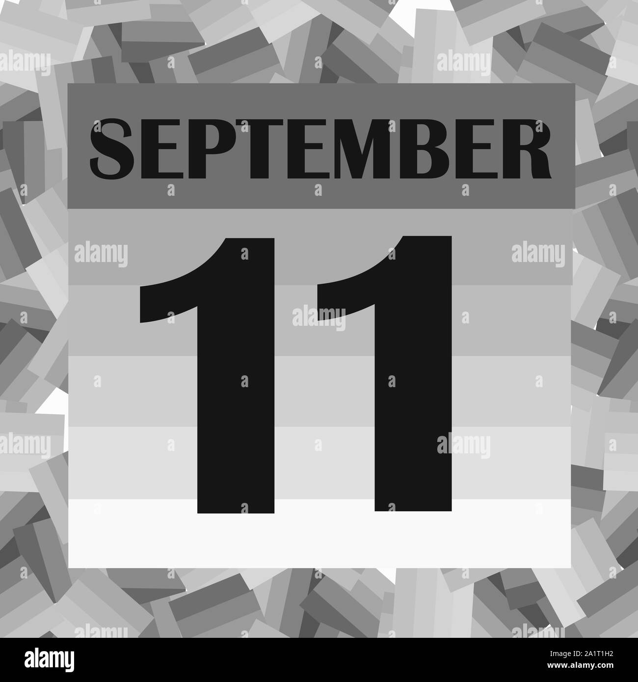 September 11 icon. For planning important day. Banner for holidays and ...