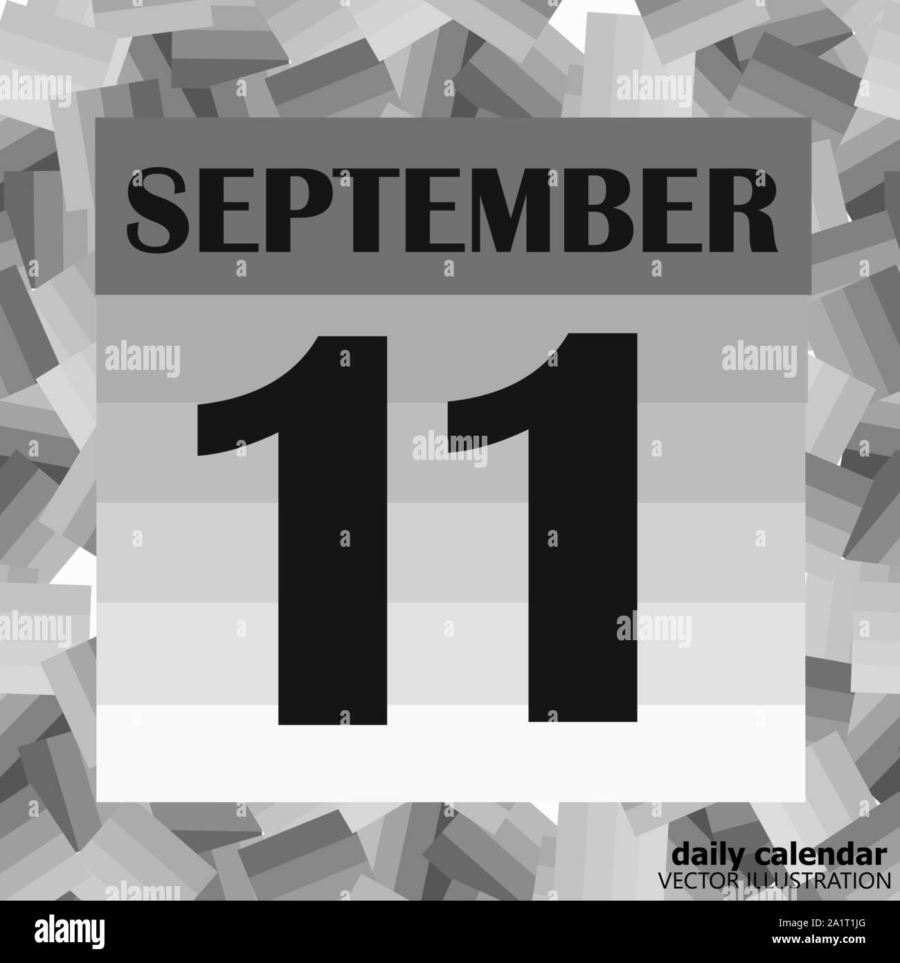 September 11 icon. For planning important day. Banner for holidays and ...